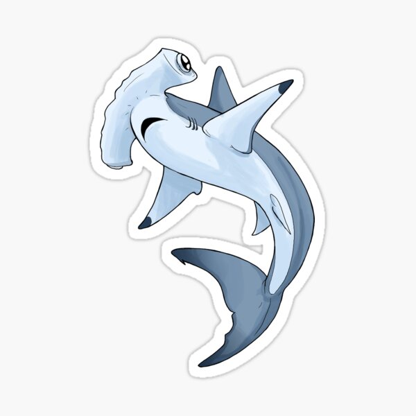Hammerhead Shark Stickers | Redbubble