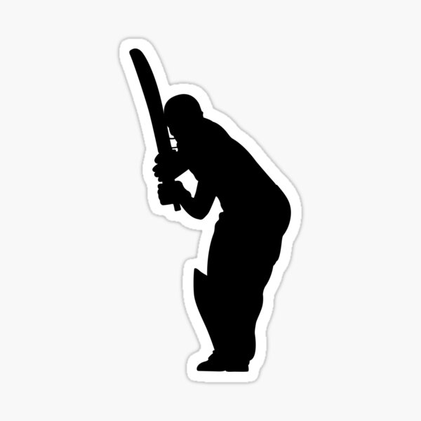 "Cricket Sport Bat Ball" Sticker for Sale by Gotcha29 | Redbubble