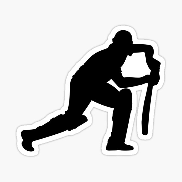"Cricket Sport Bat Ball" Sticker for Sale by Gotcha29 | Redbubble