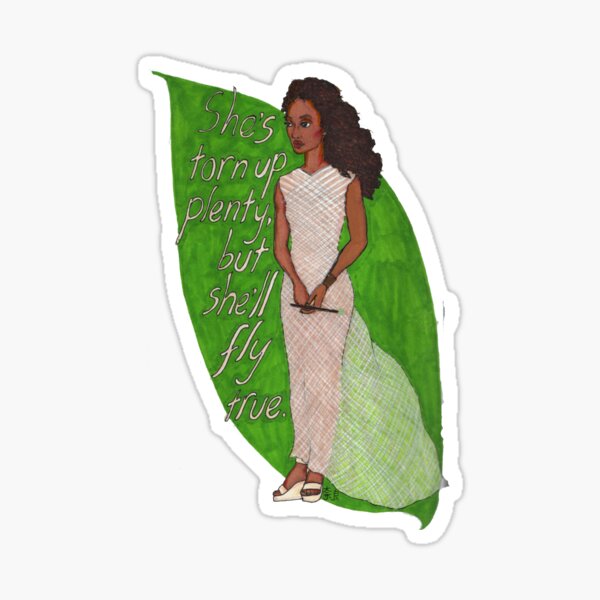 "Zoe, Saying Goodbye" Sticker for Sale by neuroticowl | Redbubble