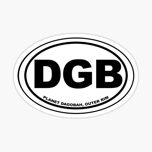 "Dagobah Destination" Sticker by heliconista | Redbubble