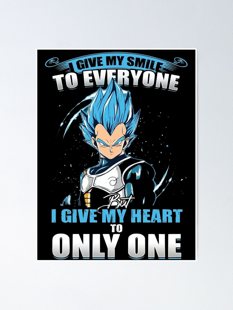 "Vegeta's love for Bulma" Poster for Sale by CasperN | Redbubble