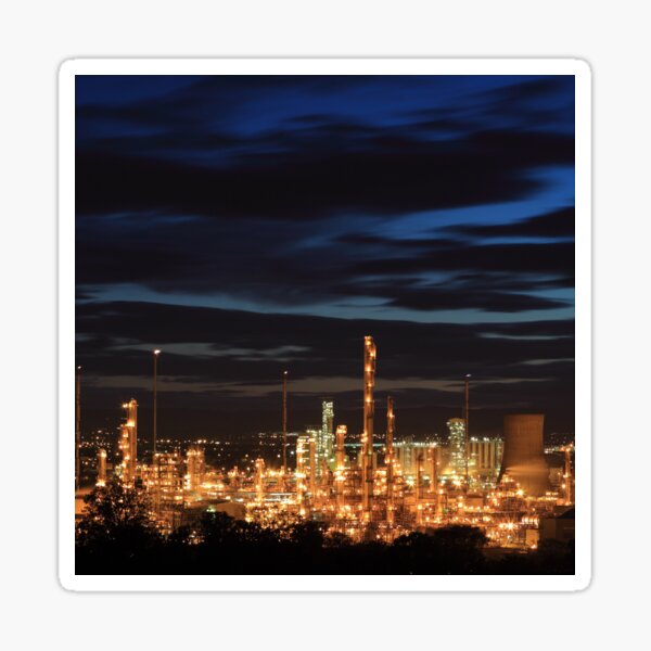"Grangemouth Refinery" Sticker for Sale by bogha-frois | Redbubble