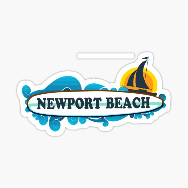 "Newport Beach - Rhode Island." Sticker for Sale by America Roadside ...