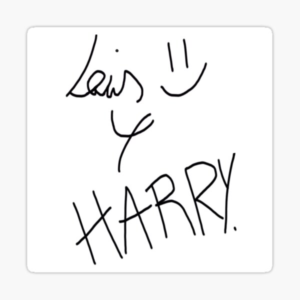 "Larry Signatures" Sticker for Sale by Communitytv | Redbubble