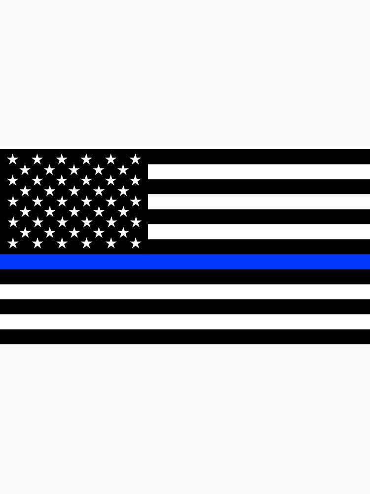 "Thin Blue Line Support the Police" Sticker for Sale by ArgosDesigns ...