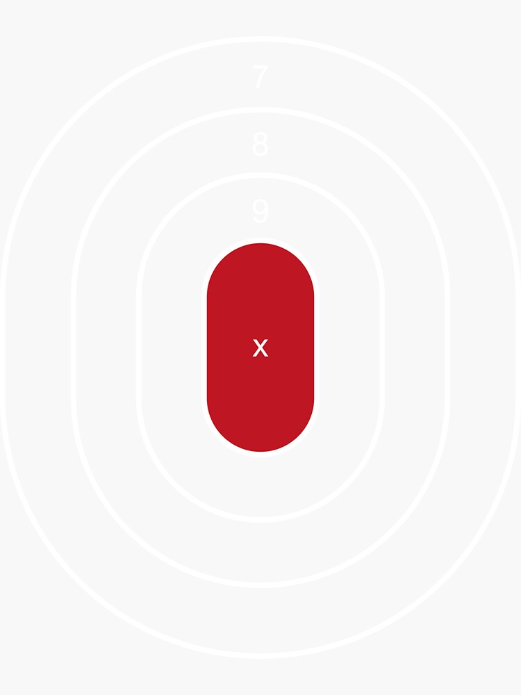 "Target" Sticker by Muck959 | Redbubble