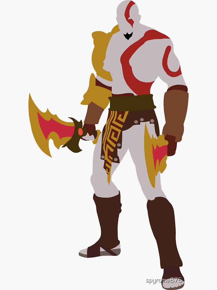 "Kratos" Sticker by spyrome876 | Redbubble