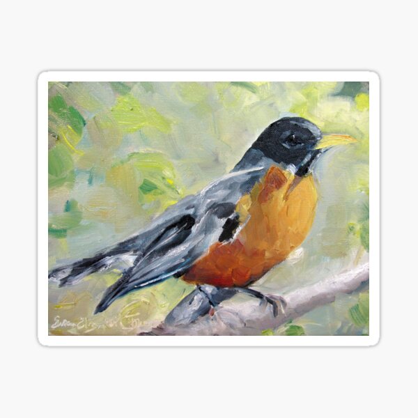 "American Robin" Sticker for Sale by Susan1964 | Redbubble