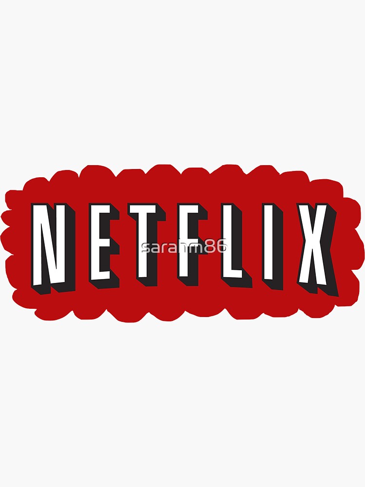 "Netflix " Sticker for Sale by sarahm86 | Redbubble