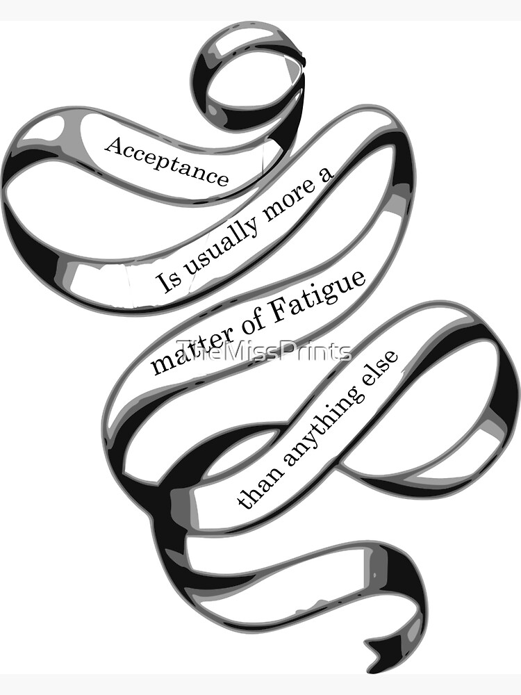 "Acceptance" Sticker for Sale by TheMissPrints | Redbubble