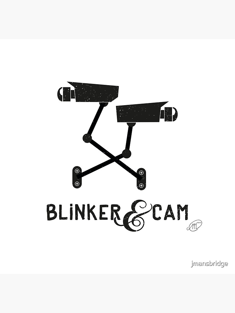 "Blinker & Cam Logo Merchandise" Sticker for Sale by jmansbridge ...