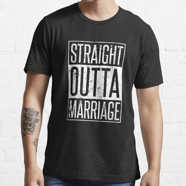 "Divorce Shirt Funny Straight Outta Marriage Women Divorce Shirts Men ...