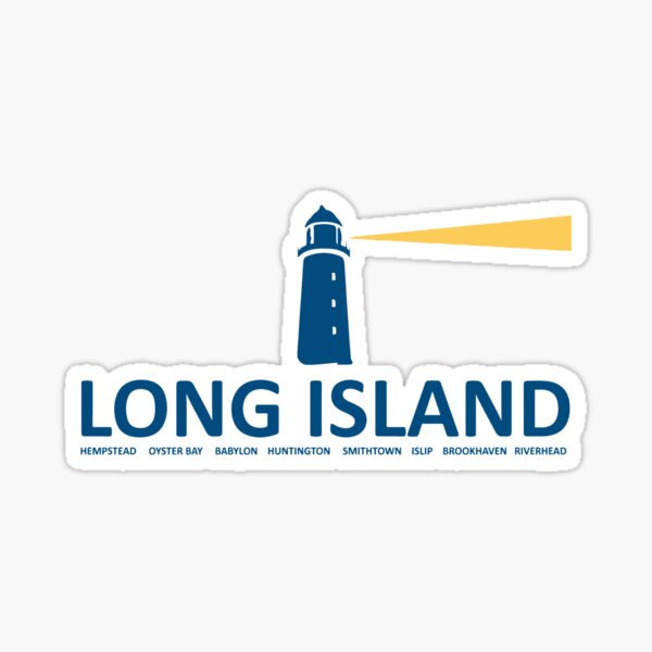 "Long Island - New York." Sticker by ishore1 | Redbubble