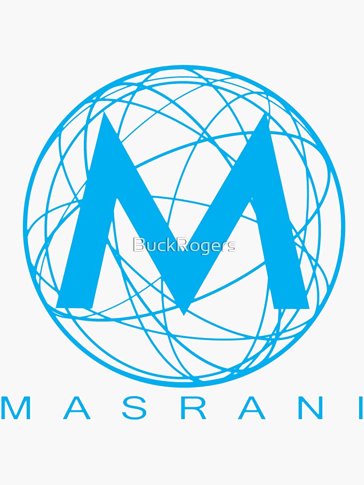 "Masrani Blue 2" Sticker for Sale by BuckRogers | Redbubble