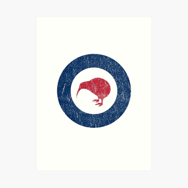 "Vintage New Zealand Kiwi" Art Print by vladocar | Redbubble