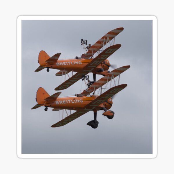 "Breitling wing walkers 5" Sticker for Sale by MattyhallVMG | Redbubble