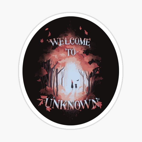 "Welcome to Unknown" Sticker for Sale by deadlykitten | Redbubble