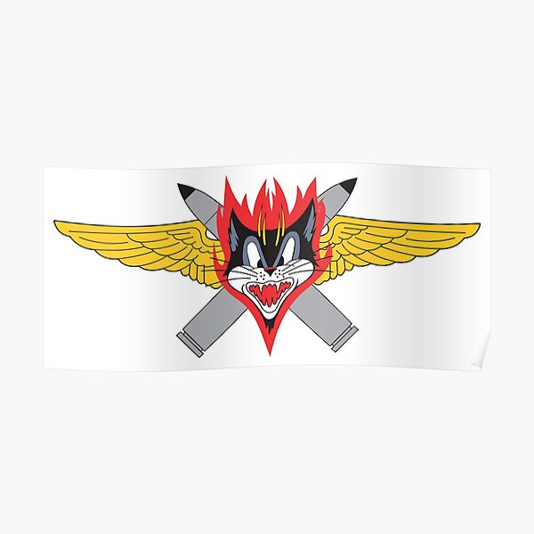 "VF-13 Fighter Squadron Insignia" Poster by pzd501 | Redbubble