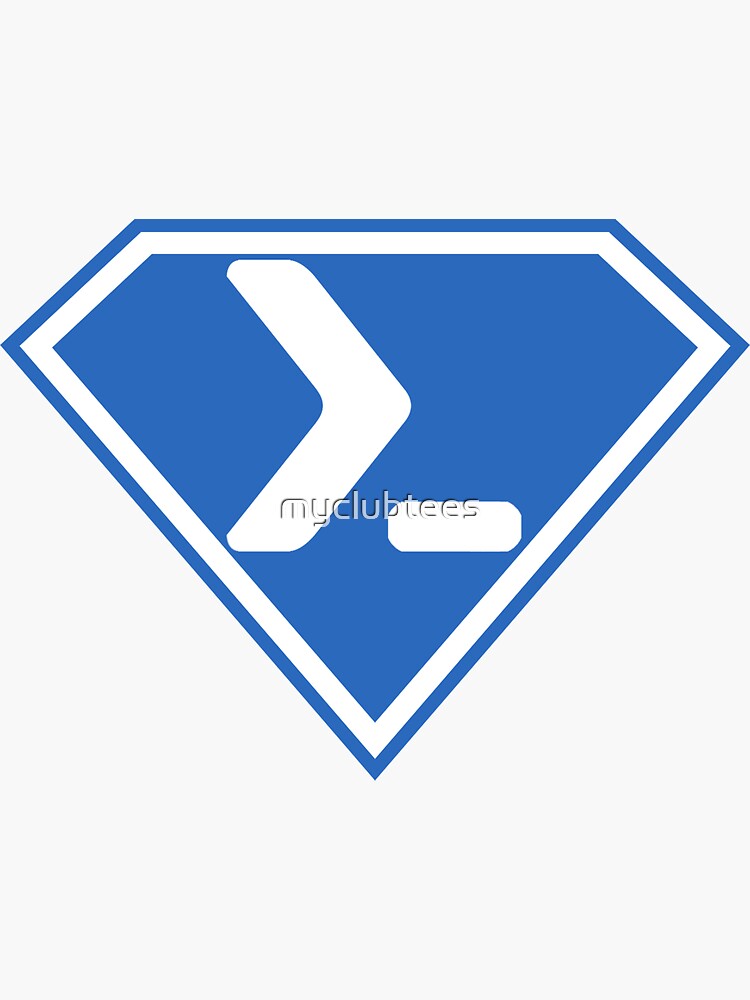 "PowerShell Diamond" Sticker for Sale by myclubtees | Redbubble