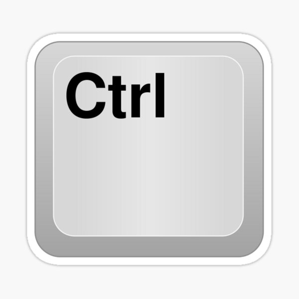 "Keyboard Control Key" Sticker for Sale by TheBestStore | Redbubble