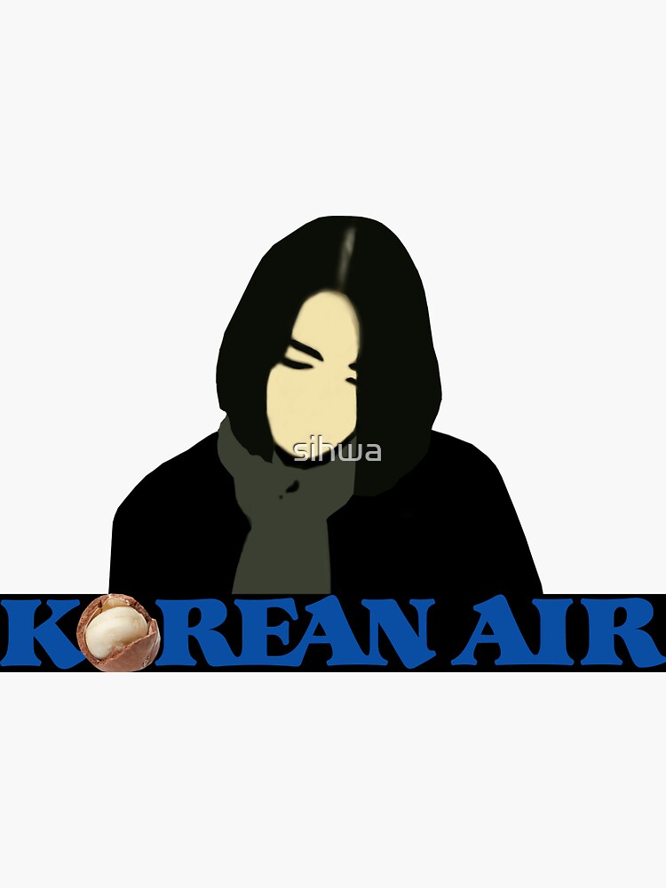 "Korean Nut Air" Sticker by sihwa | Redbubble