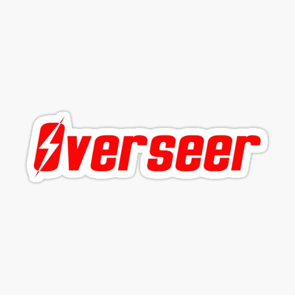 "Overseer RED" Sticker for Sale by NamelessGhoul | Redbubble