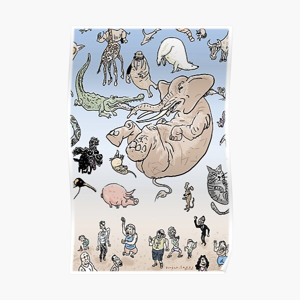 The Rapture Took Everyone By Surprise Poster For Sale By Dunlapshohl Redbubble