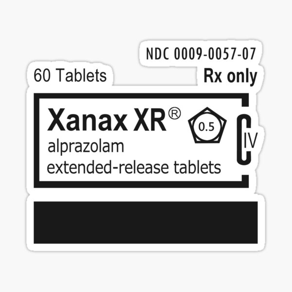 Xanax Stickers | Redbubble