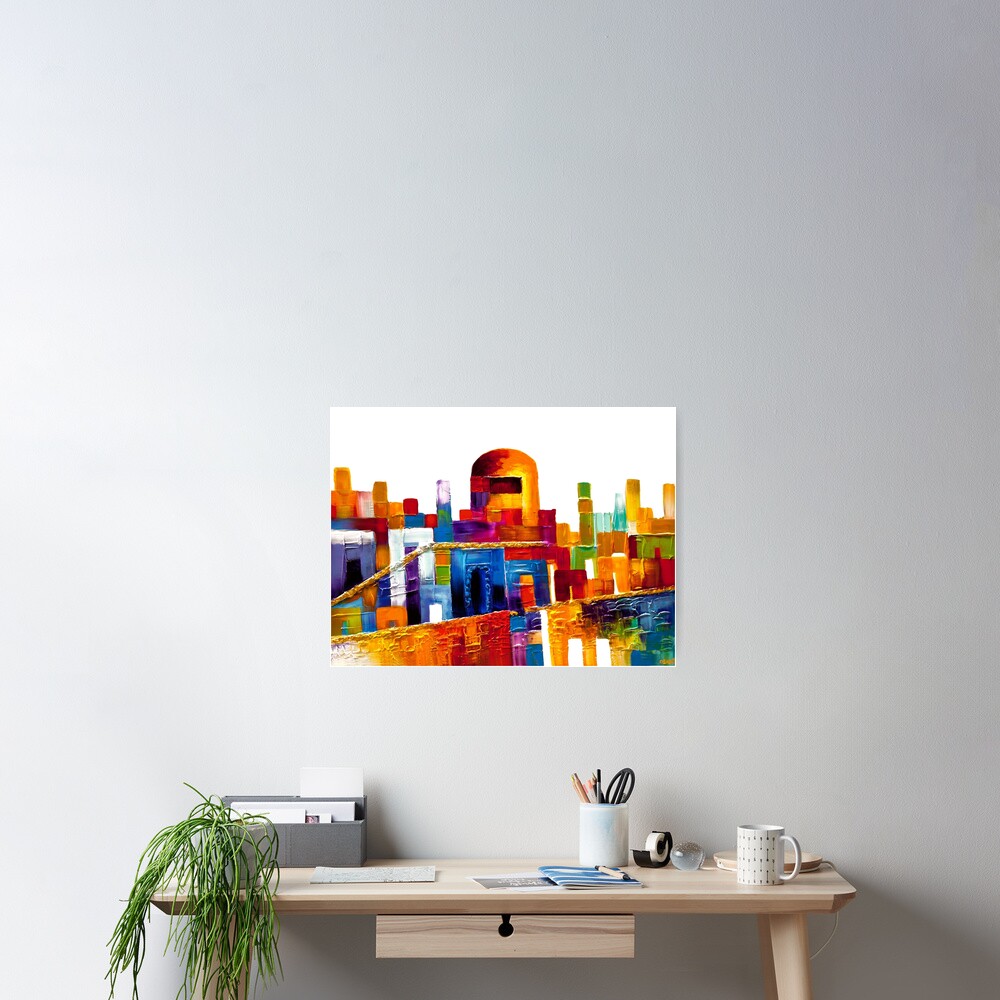 "Beit Hamikdash" Poster for Sale by osnattzadok | Redbubble