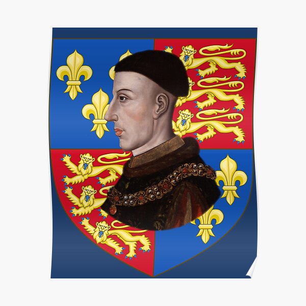 "King Henry V Royal Arms | Version 3" Poster for Sale by mangaBear ...