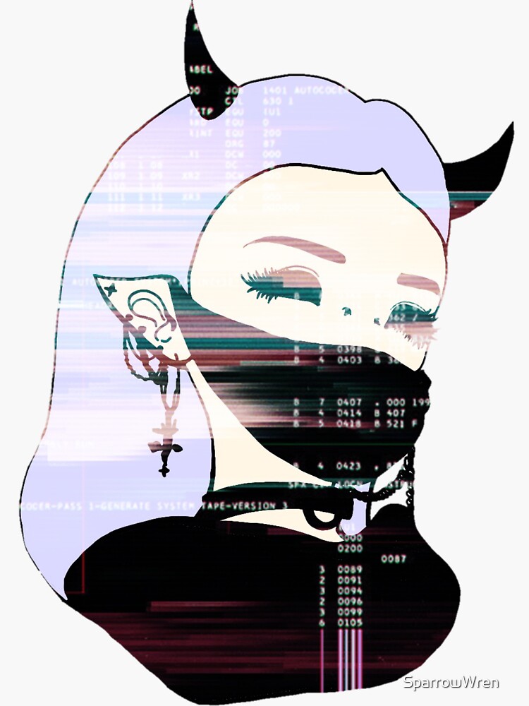 "Kowaii Devil Baby" Sticker for Sale by SparrowWren | Redbubble