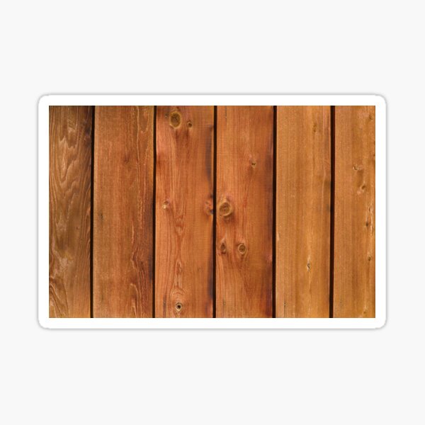 "Warm-toned Faux Wood Barn Boards" Sticker for Sale by RavenPrints ...