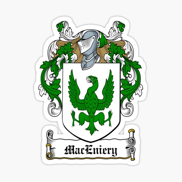 "Mac Eniery (Ulster)" Sticker for Sale by HaroldHeraldry | Redbubble