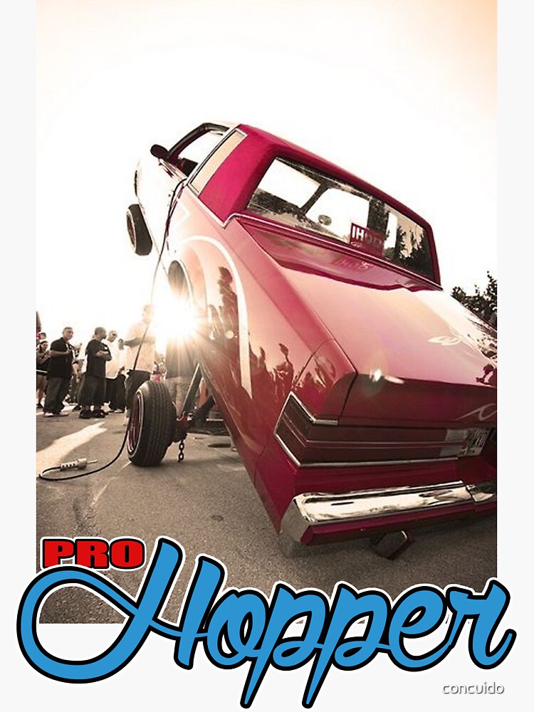 "Lowrider hopper" Sticker for Sale by concuido | Redbubble