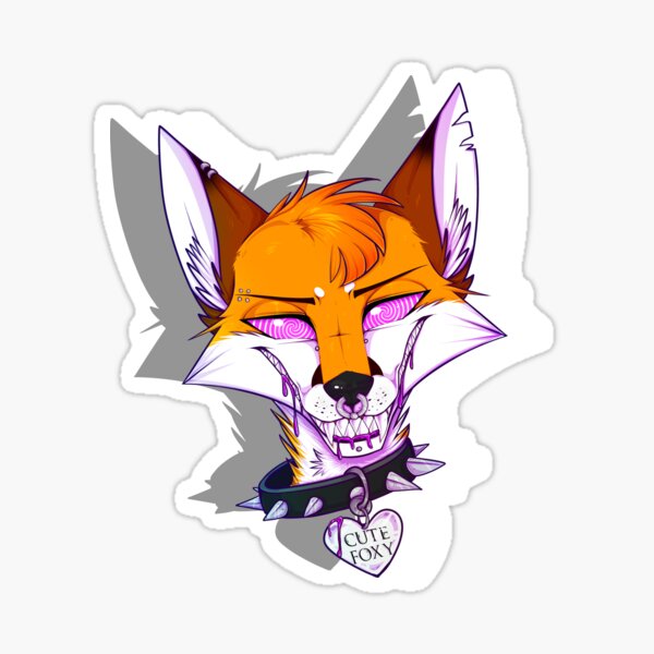 "''Cute'' Foxy" Sticker by iEmeii | Redbubble