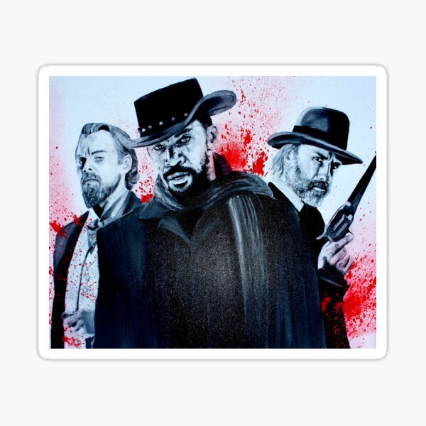 "Django" Sticker for Sale by iconic-arts | Redbubble
