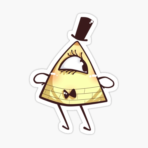 "bill cipher" Sticker for Sale by halflock | Redbubble