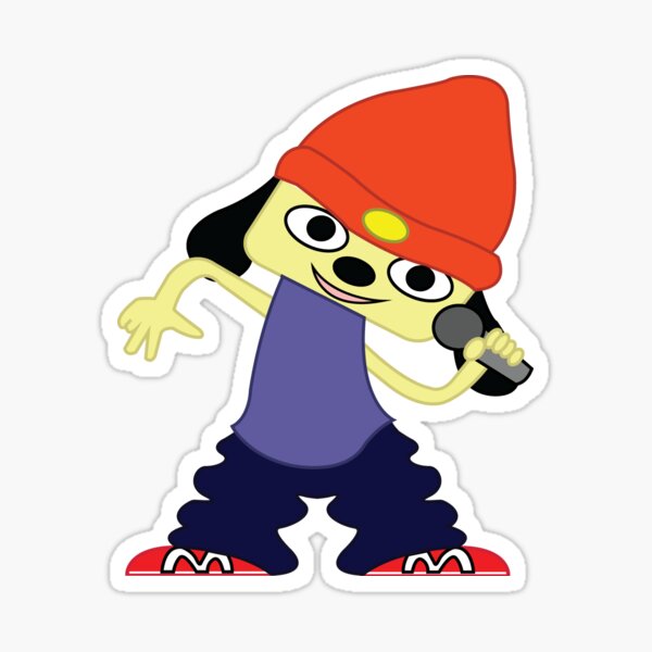 "Parappa The Rapper" Sticker for Sale by minispartan | Redbubble