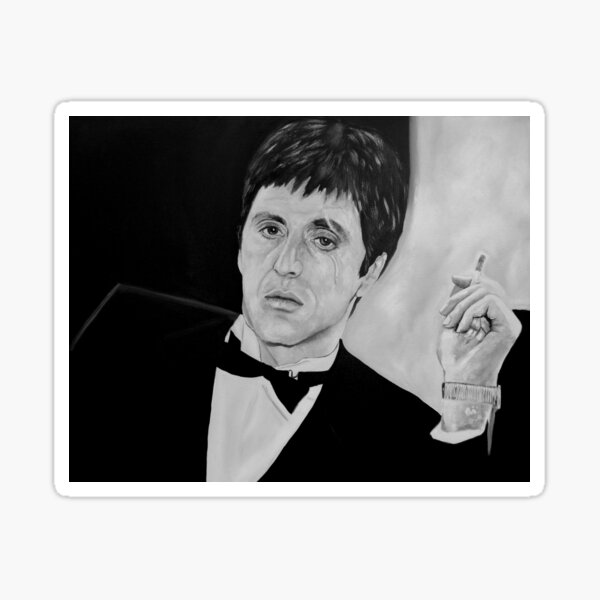 "Scarface" Sticker for Sale by iconic-arts | Redbubble