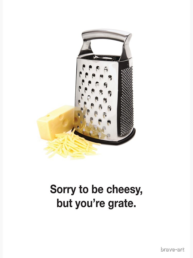 "So cheesy" Sticker for Sale by brave-art | Redbubble