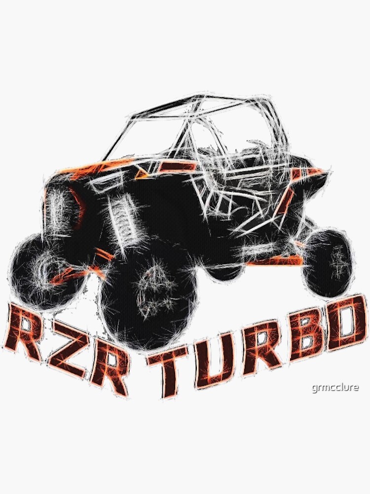 "RZR Turbo sticker" Sticker for Sale by grmcclure | Redbubble