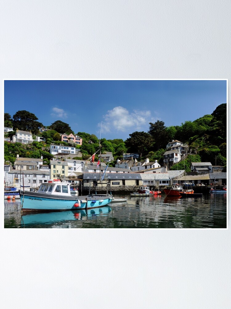 "Polperro, Cornwall, from Sea Level" Poster by rodsfotos | Redbubble