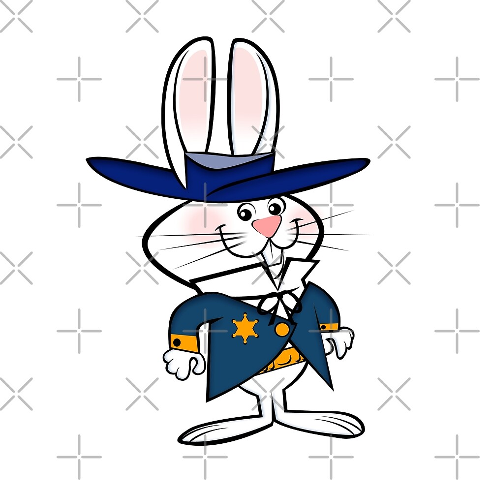 "sheirff B Rabbit is on duty " by richhwalsh | Redbubble