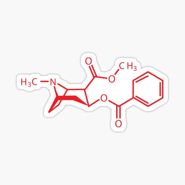 "Cocaine" Sticker for Sale by HighSociety420 | Redbubble