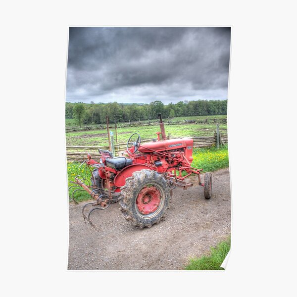Vintage Tractor Posters | Redbubble