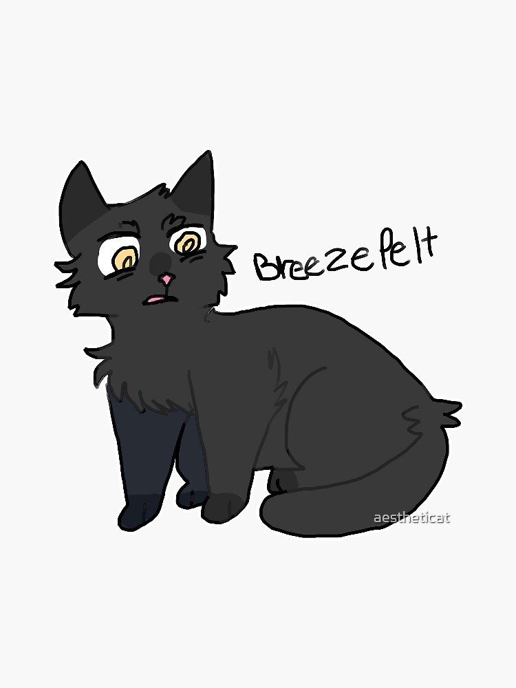"Breezepelt" Sticker by aestheticat | Redbubble