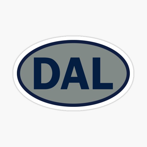 "Dallas - DAL - football - oval sticker and more" Sticker for Sale by ...
