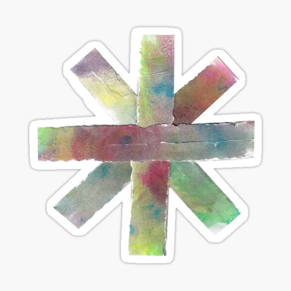"Watercolor Asterisk" Sticker for Sale by koopkaty | Redbubble