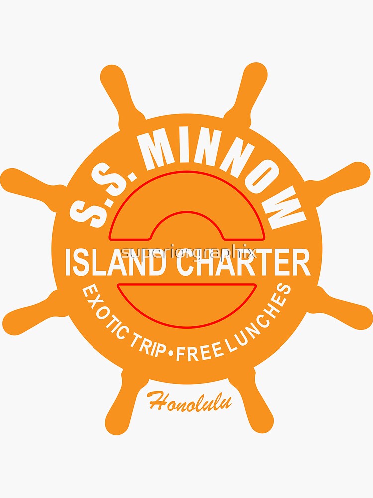 "SS Minnow" Sticker for Sale by superiorgraphix | Redbubble